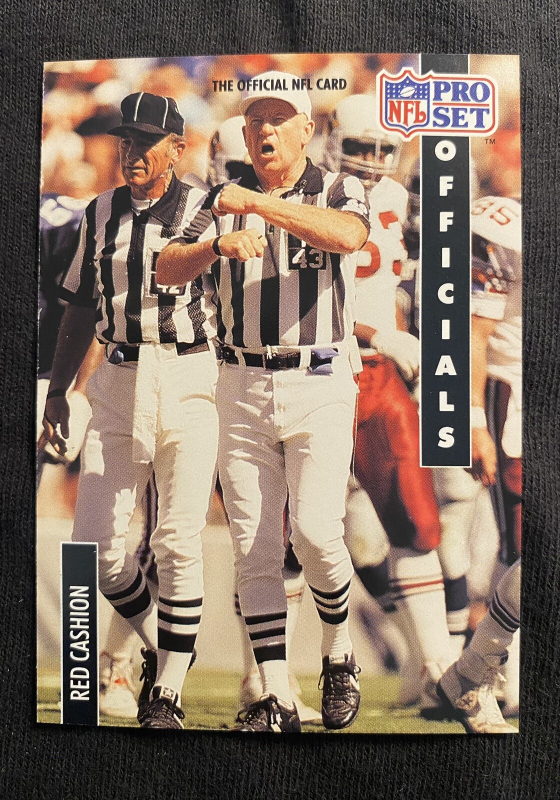 1991 NFL Pro Set Red Cashion Officials #358 | eBay