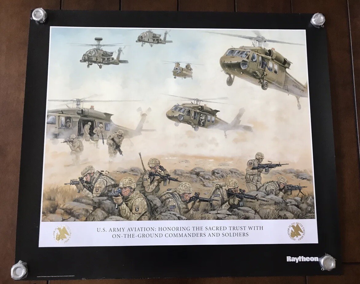 U.S. Army Aviation 2014 Honoring The Sacred Trust RARE Raytheon ...
