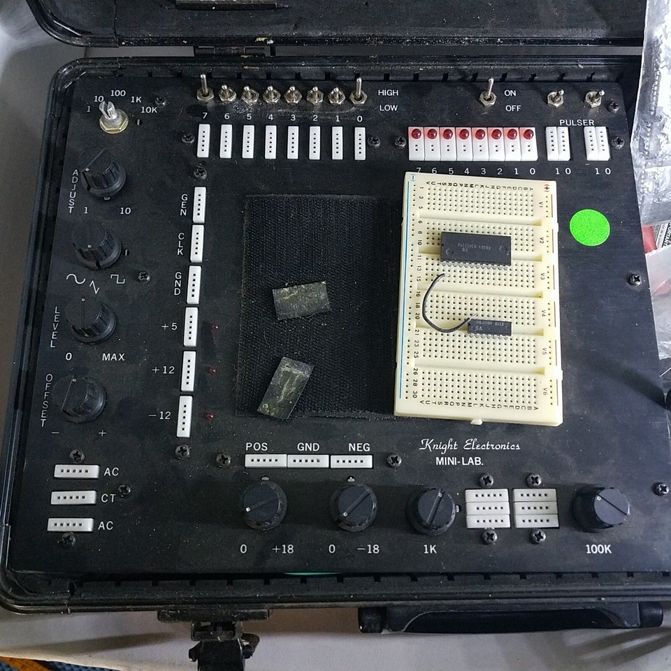 Knight Electronics Mini Lab Portable Electronics Breadboarding Kit | eBay