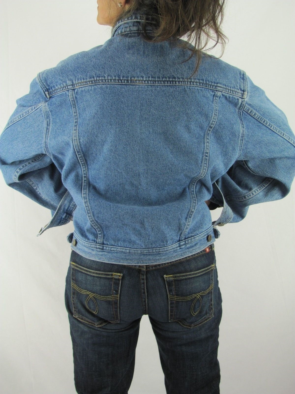 Eddie Bauer Perfect Fade Women's Jean Jacket Size XL M1A | eBay