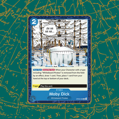 Moby Dick - ONE PIECE Card Game | OP-08 | eBay