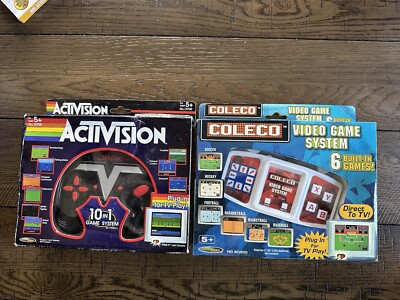 Lot Of 2 Plug N Play Video Games -Activision 10 In 1 Game System ...