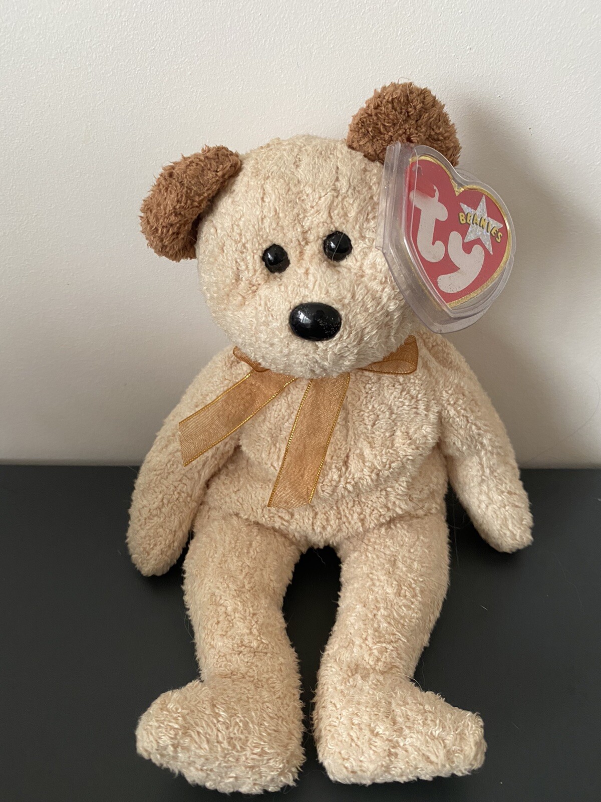 TY Beanie Babies 3 brown bear bundle. Huggy, Cashew and Fuzz. | eBay UK