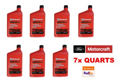 Motorcraft Mercon LV Automatic Transmission Fluid XT-10-QLVC 7 Quarts ...