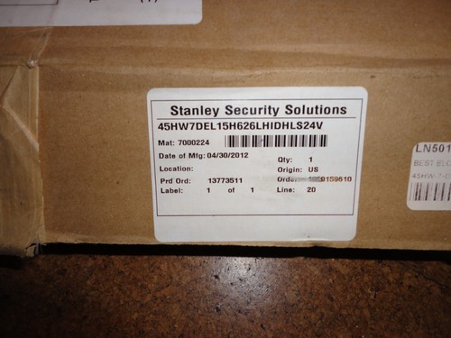 45HW-7-DEL-15H-626-LH-IDH-LS-LC Best Electric Mortise Lock #1 | eBay