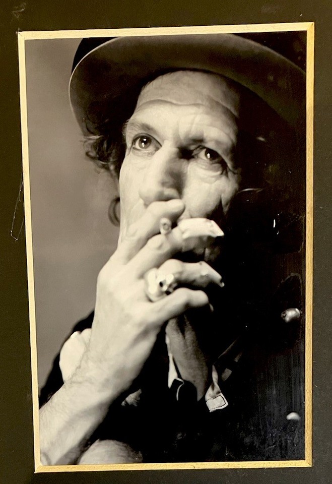 “17 X “8.75 Keith Richards Mounted Wall Art - Used - Good Condition ...