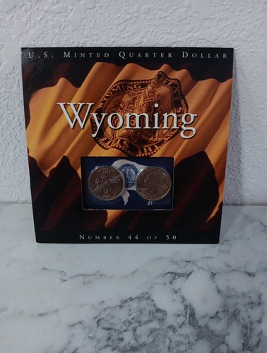 US Minted Quarter Dollar Wyoming Numbered Coin Set Sealed #44 Of 50 | eBay