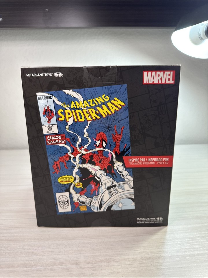 McFarlane Marvel Spider-Man Amazing Spider-Man #302 Posed 1:10 Figure ...