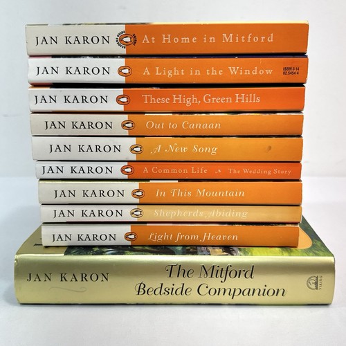 Mitford Years Series by Jan Karon Lot of 10 Books Set 1-10 (1 HD & 9 PB ...