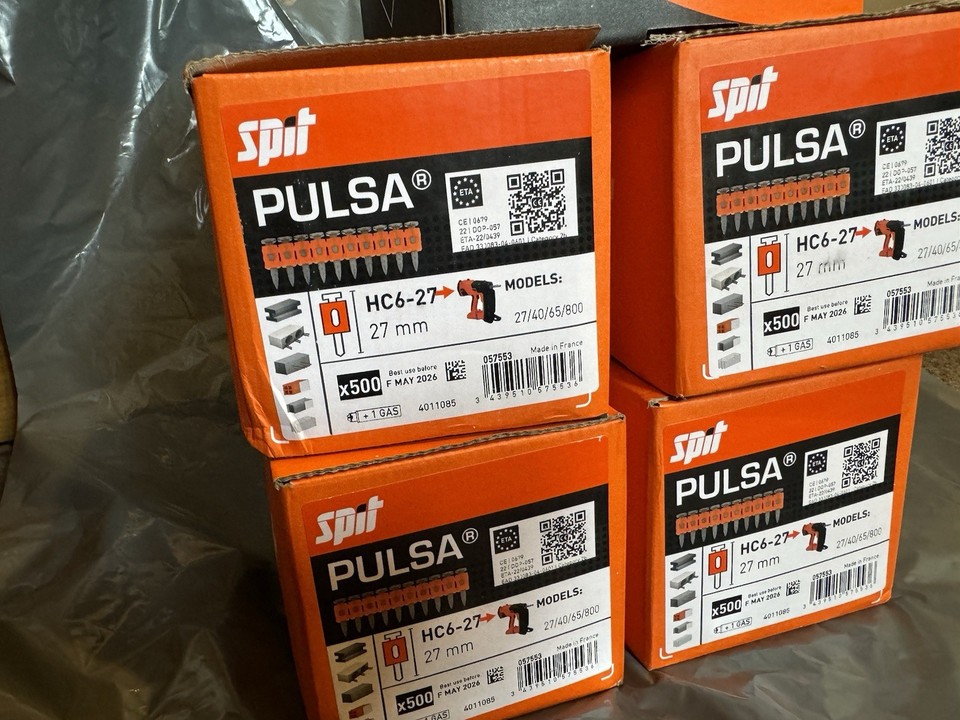 Spit Pulsa Nails HC6-27mm X500 Gas | eBay UK