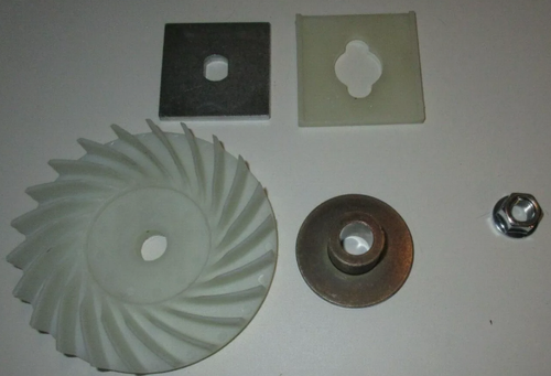 Ryobi 18V 16" Lawn Mower Blade Retainer & Spacer Mount For P1109VNM NEW ...