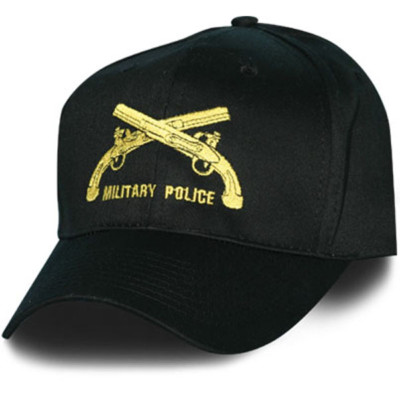 MILITARY POLICE ARMY CROSSED PISTOLS EMBROIDERED BLACK HAT CAP | eBay