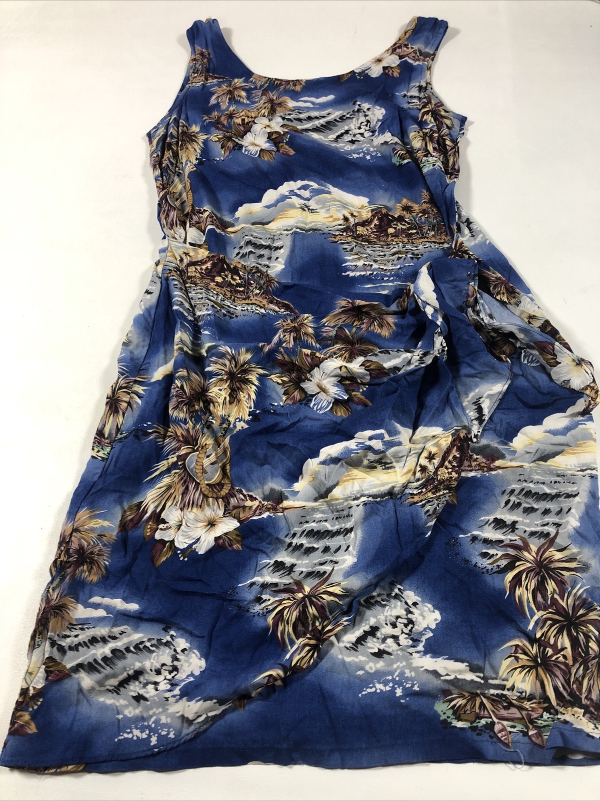 Vintage Hilo Hattie Tropical Floral Hawaiian Small Bl… Gem