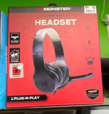 MONSTER Computer Headset PC/ Mac | eBay