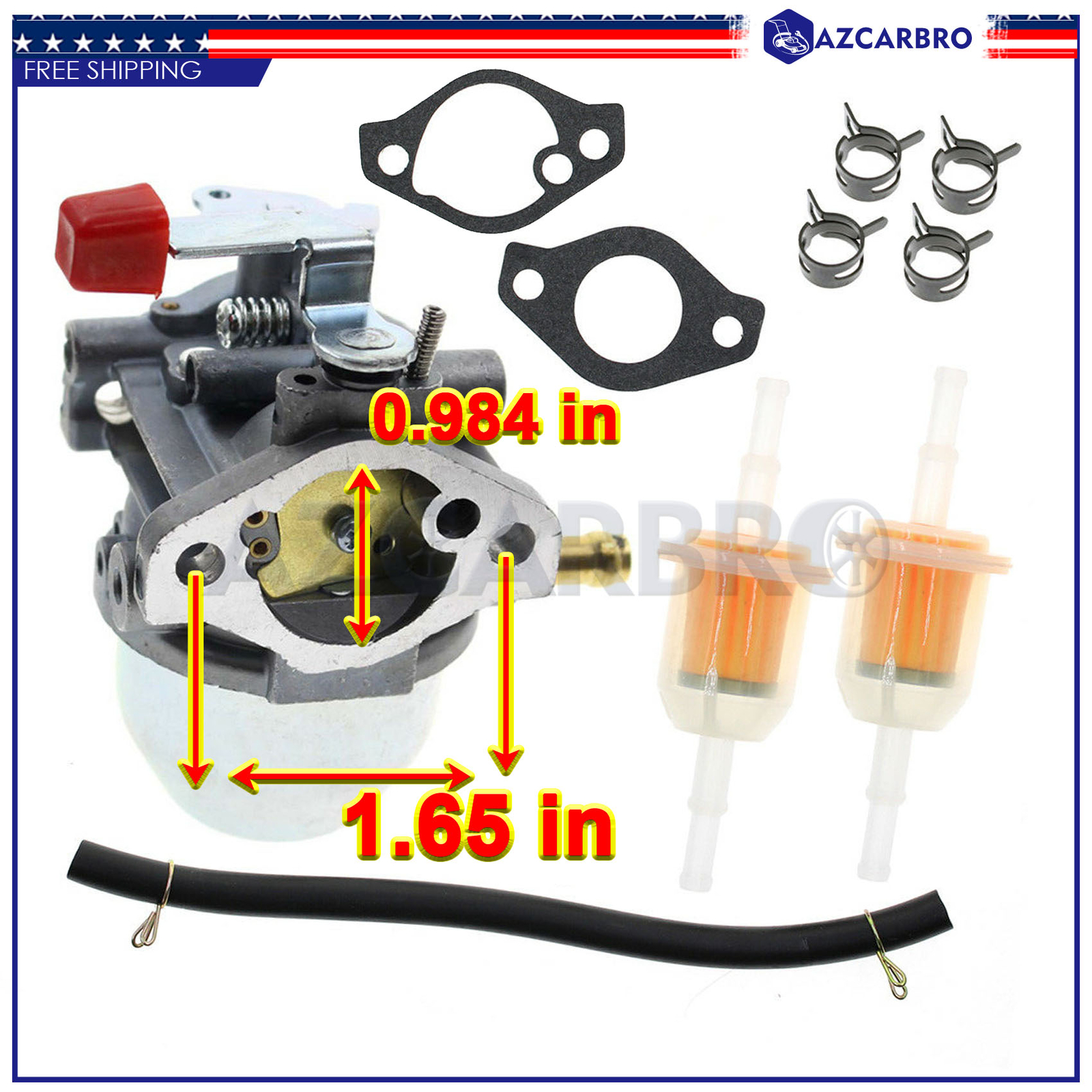 Carburetor For Generac 0C1535ASRV/OC1535ASRV/4000XL/4000EXL/GN220 Carb ...