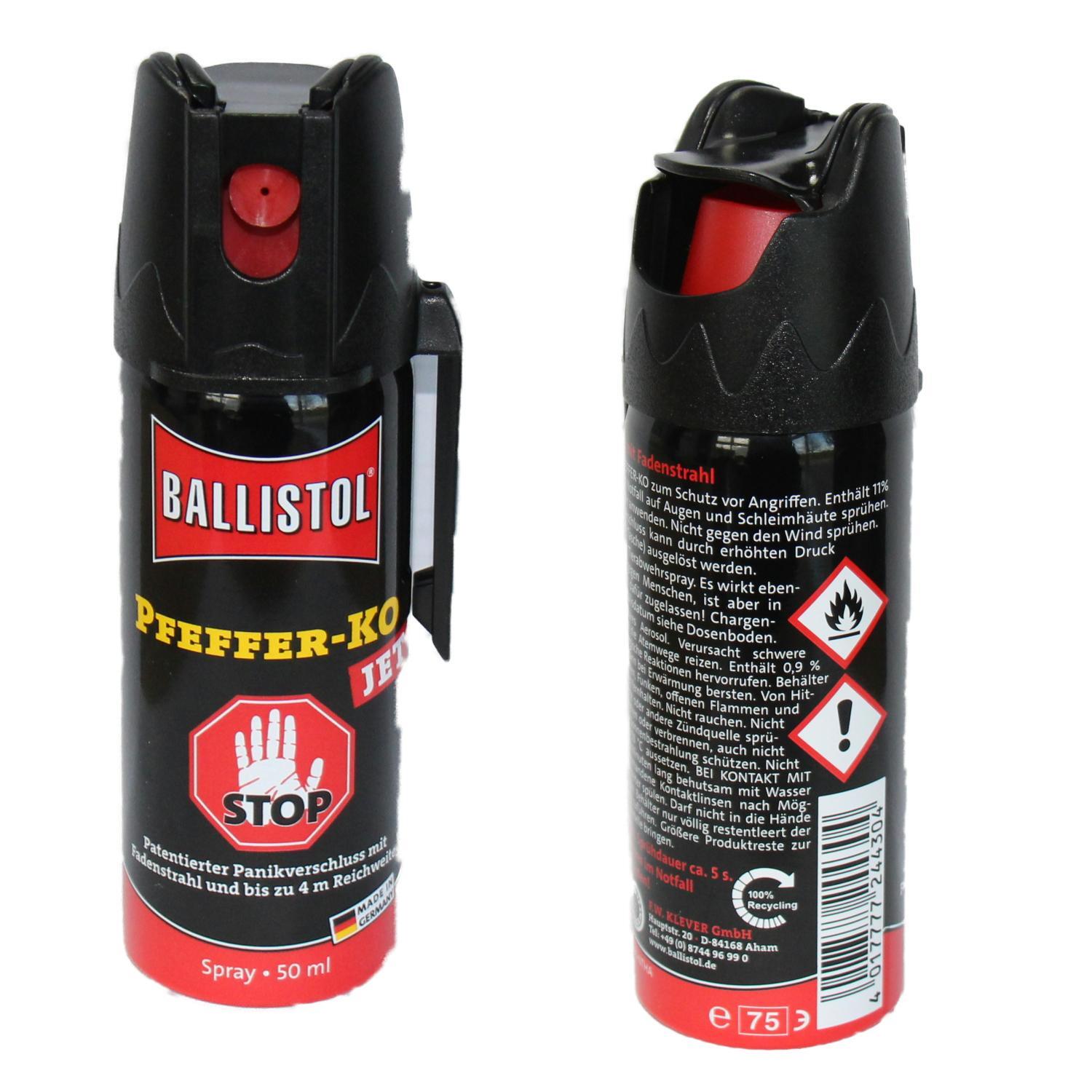 Pfeffer KO FOG Pfefferspray Tierabwehr KO Spray Schutzspray Tierabwehr ...