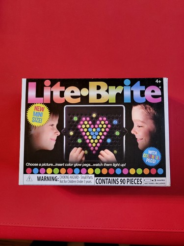Hasbro Mini Size Lite Brite 90 Pieces Ages 4+ *BRAND NEW Stocking Stuffer | eBay