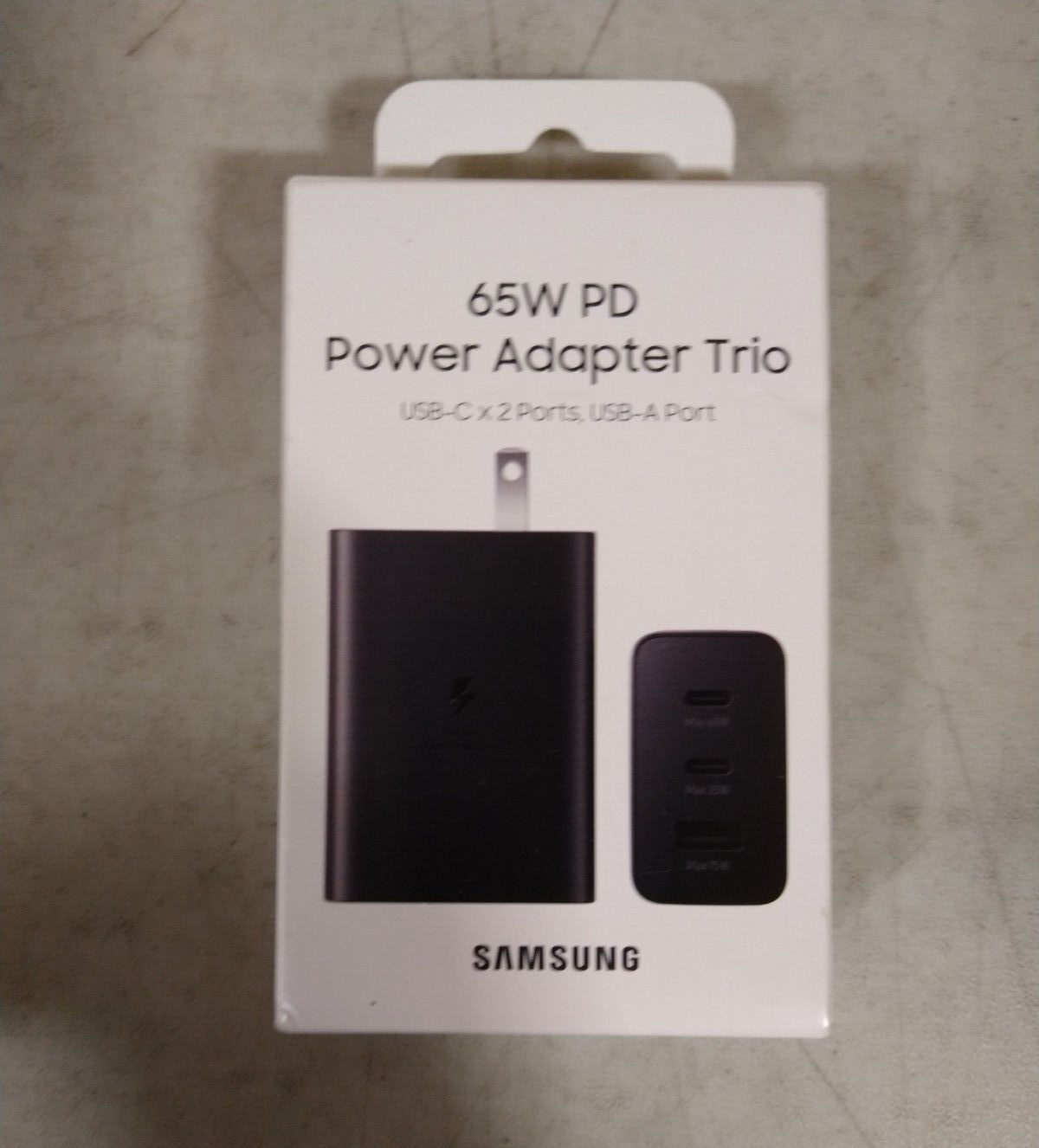 NEW Original Samsung 65W Trio Adapter - Black 887276580982 | eBay