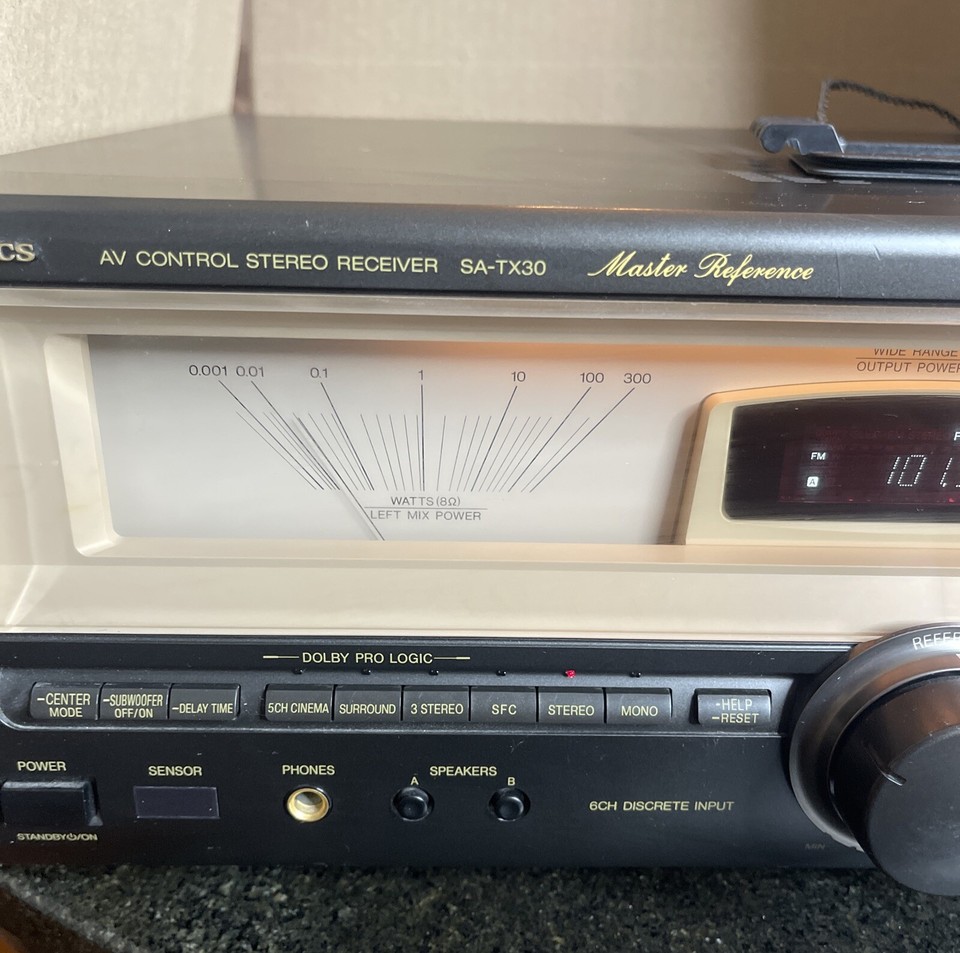 Vintage Technics SA-TX30 AV Control Stereo Receiver Master Reference ...