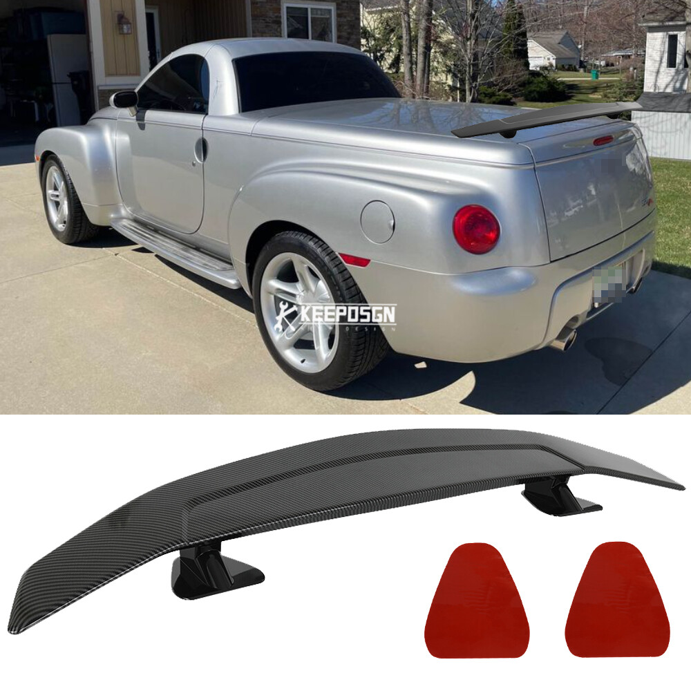 Adjustable 46” Rear Trunk Spoiler Wing Carbon Fiber For Chevrolet SSR ...