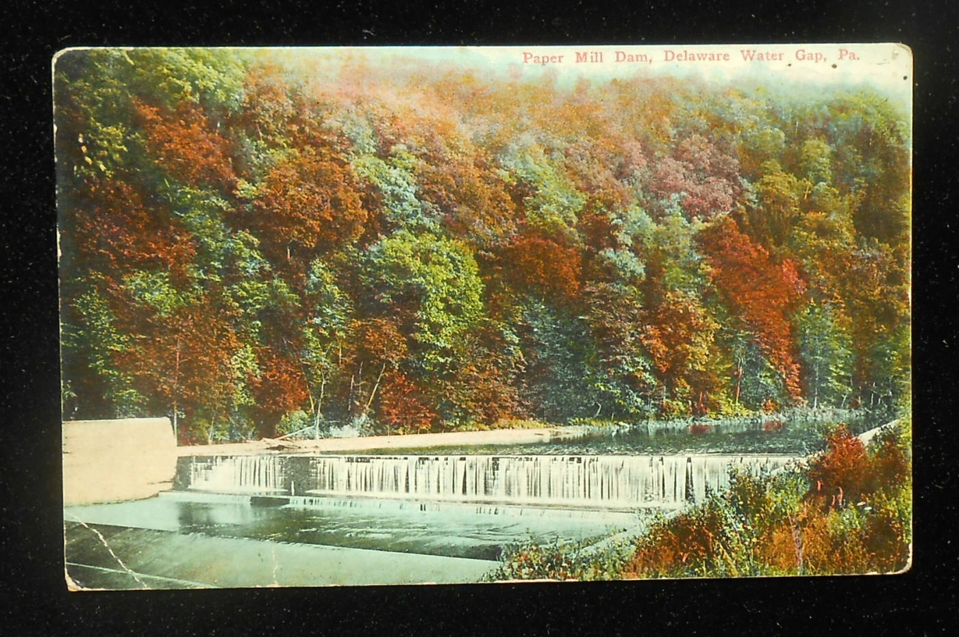 1900s Paper Mill Dam Delaware Water Gap PA Monroe Co Postcard ...