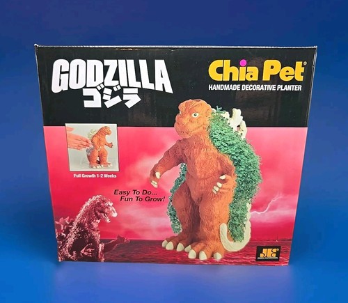 Godzilla Chia Pet New Factory Sealed 2024 Handmade Decorative Planter ...