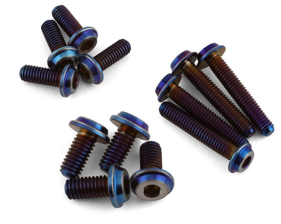 JConcepts Team Associated B6.4 Titanium Top Hat Upper Screws Set (70 ...