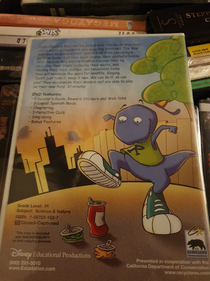 RECYCLE REX Disney Educational Productions Science & Nature DVD New ...