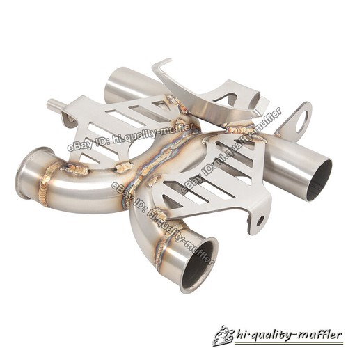 Exhaust Mid Link Tube X-Pipe For Triumph Thruxton EFI 1200 Bonneville ...