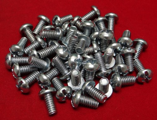 46 Piece Lot of Round Head Combination Drive Philips/Slot Screws M6 x 1 ...