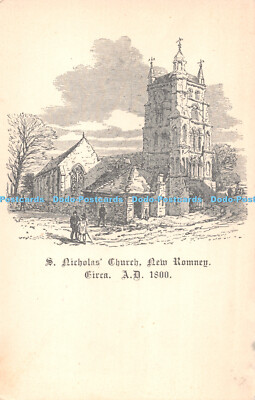 R491335 New Romney S Nicholas Church Postcard | eBay UK