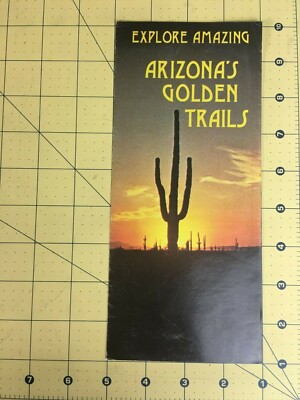 Vintage Travel Brochure Explore Amazing Arizona's Golden Trails Tourism ...