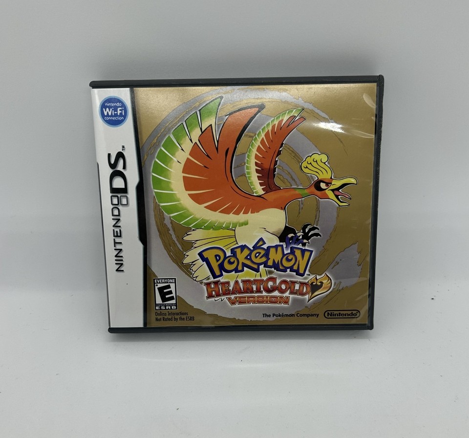 NDS Pokemon Heartgold Game w/ Box (Nintendo DS, 2010) NDS/DS/3DS/DSi VG ...