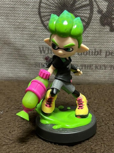 Splatoon Amiibo Boy Neon Green Nintendo Switch/Wii U Used | eBay