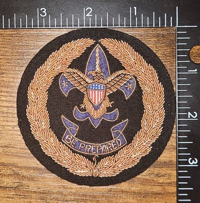Boy Scouts of America District Commissioner Blue & Bronze Bullion Patch ...