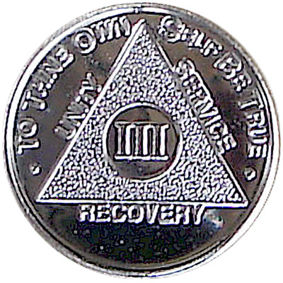 3 Year Silver Plated AA Anniversary Medallion - SILAA | eBay