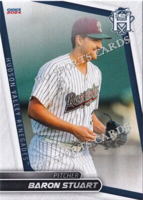 2024 Hudson Valley Renegades Baron Stuart Yankees RC Rookie Minor ...