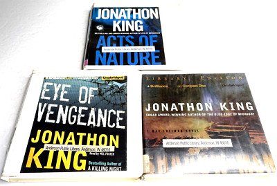 Lot Of 3 Jonathon King Unabridged CD Audiobooks Shadow Men Acts Of Nature Eye Of | eBay