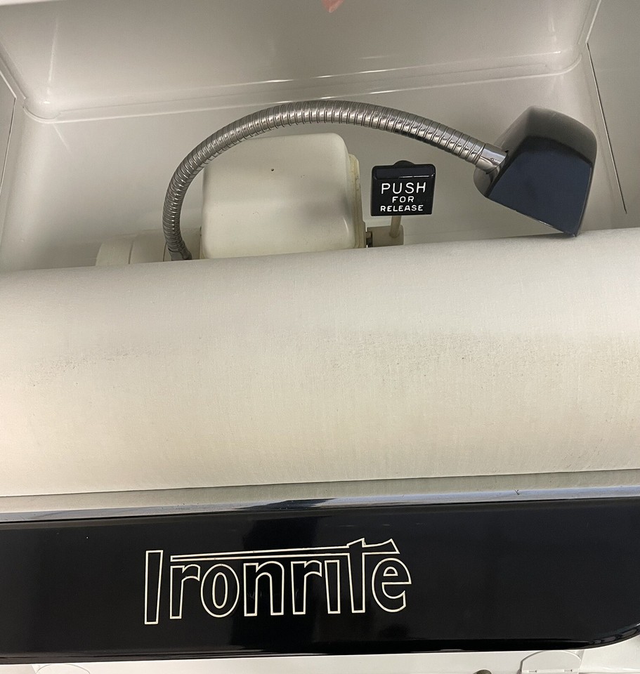 Vintage Mangle Ironrite Ironer rotary iron Chair Instructions Oil Can ...