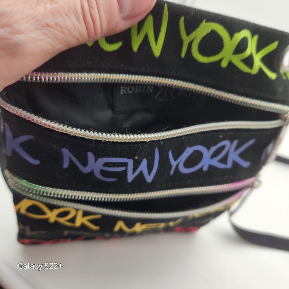 New York Graphic Cross Body Robin Ruth Womens Small Shoulder Handbag | eBay