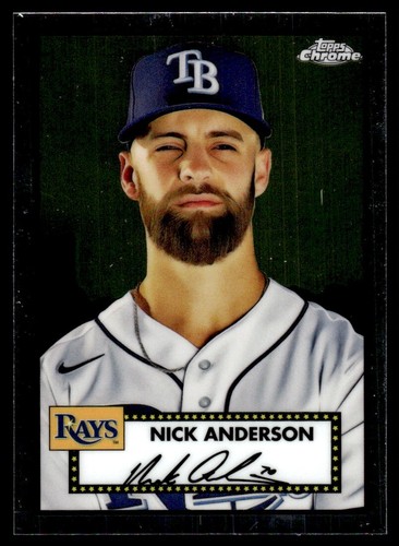 2021 Topps Chrome Platinum Anniversary Nick Anderson Tampa Bay Rays ...