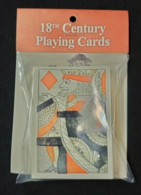 18th CENTURY PLAYING CARDS - Official 52 Card Deck Reproduction Playing ...