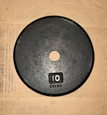Single (1) 10 Lb Pancake Style Weight Plate Standard Size | eBay