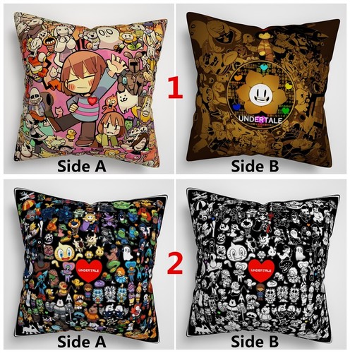 Undertale Sans Anime two sides Pillow Cushion Case | eBay