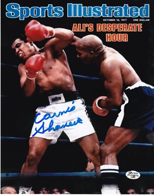 EARNIE SHAVERS HEAVYWEIGHT BOXER SPORTS ILLUSTRATED COVER SIGNED 8x10 ...