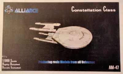 Alliance 1:1000 Star Trek Constellation Class Starship Resin Model Kit ...