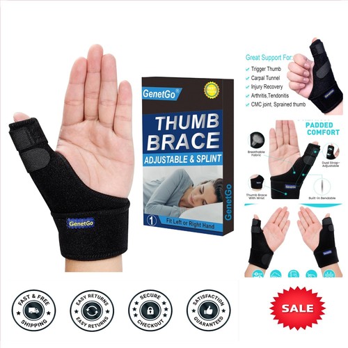 Universal Thumb Spica Support Brace - for Arthritis, Tendonitis ...