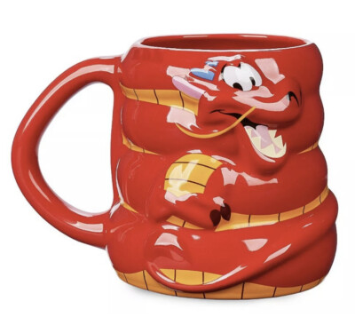 DISNEY STORE 22 oz COFFEE MUG MUSHU DRAGON MULAN CERAMIC CUP AUTHENTIC ...