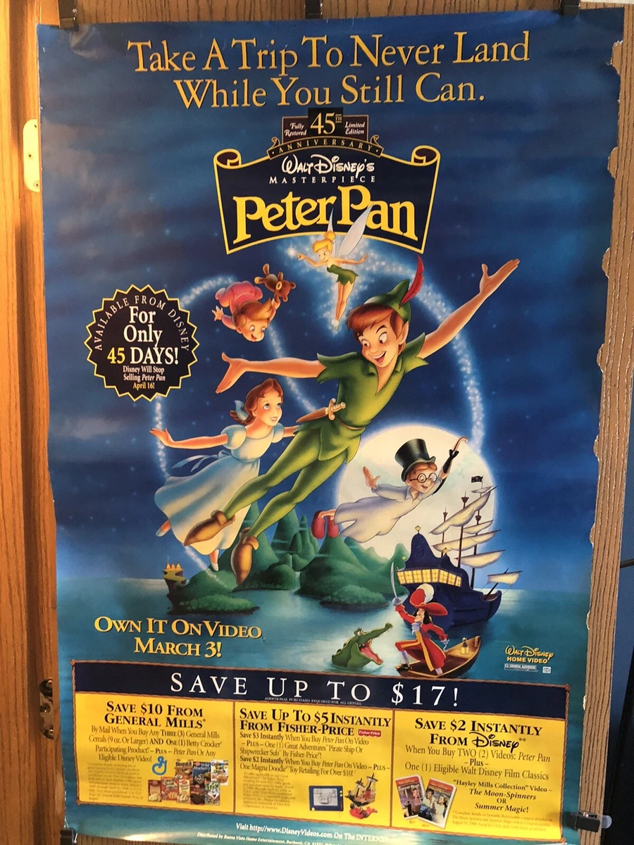 Peter Pan Poster Disney