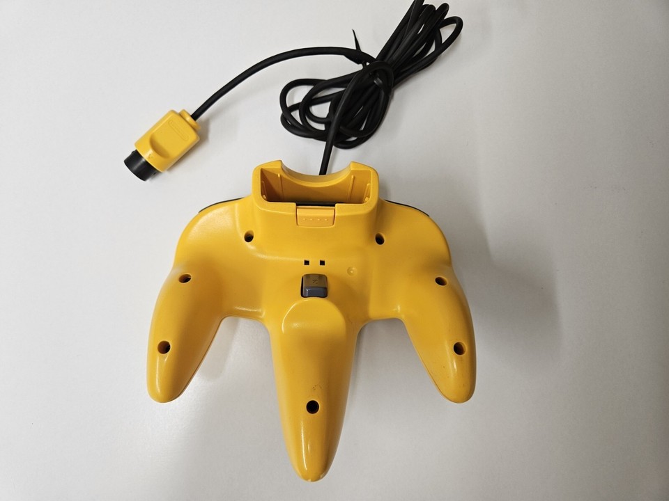 OEM Nintendo 64 Yellow Controller (NUS-005) Tested & Cleaned- Joystick ...